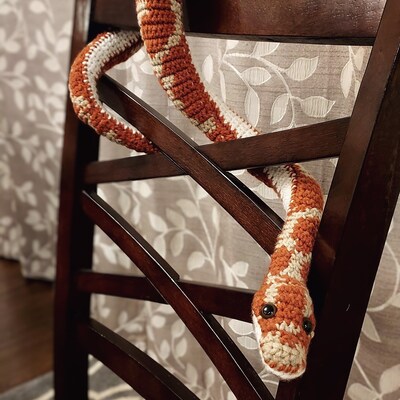 Ball Python Amigurumi Crochet Pattern, Betty the Realistic Plush Snake ...