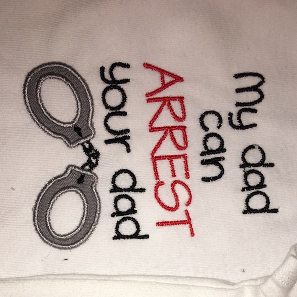 Applique Handcuffs Machine Embroidery Design - 4 Sizes - Instant ...