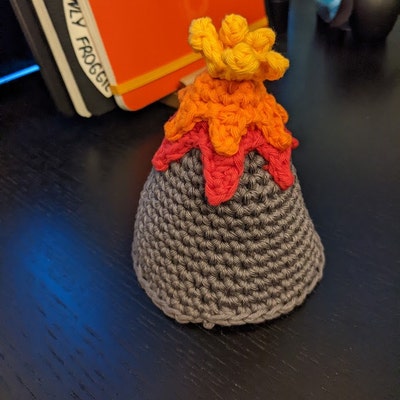Reversible Volcano Amigurumi Crochet Pattern, Mountain,kawaii, Lava ...