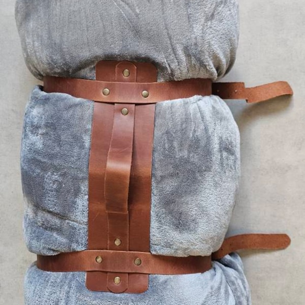 Picnic Blanket Strap,leather Blanket Carrier Personalized,blanket Roll ...