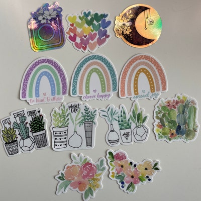 Complete Set of 12 Vinyl Sticker 3 - Etsy