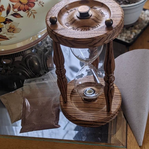 One Hour Hourglass, Just Married Ceremony ,wedding Gift,unity. - Etsy