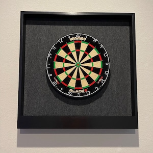Ruby & Black Dart Board Backboard, Oversized 32 X 32 Surround Dartboard ...
