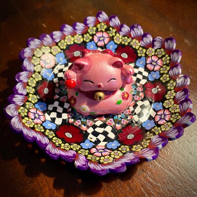 Original Art Windmill in a Shadow Box Polymer Clay - Etsy