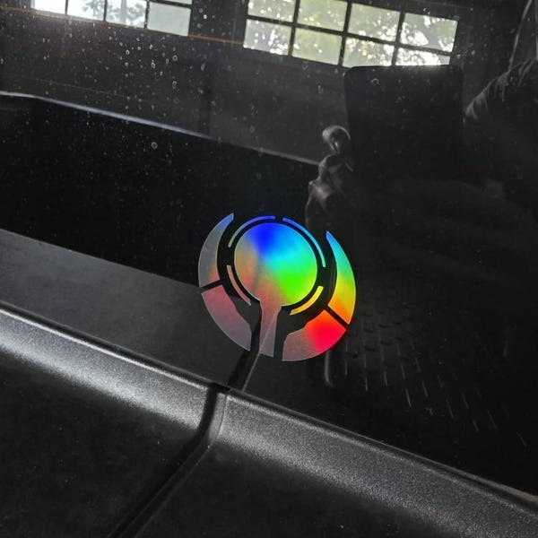 Halo Blue Team Emblem Vinyl Decal ( Holographic ) - Etsy