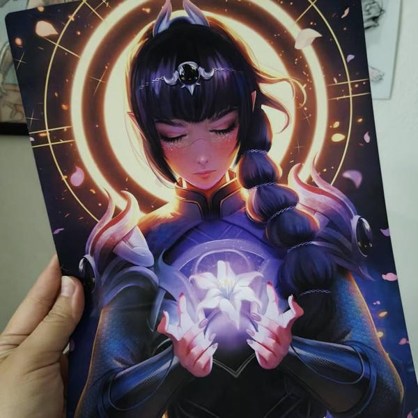 Baldur's Gate 3, Shadowheart Fanart Poster Print, Astarion, Karlach ...