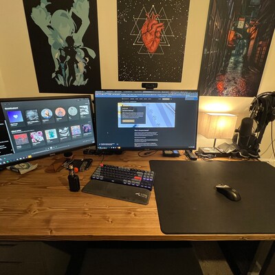 Computer Desk With Square Frame Legs - Etsy UK