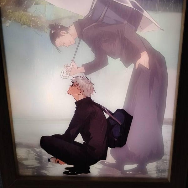 Jujutsu Kaisen - Gojo and Geto - LED Light-up Picture Frame - Multiple ...