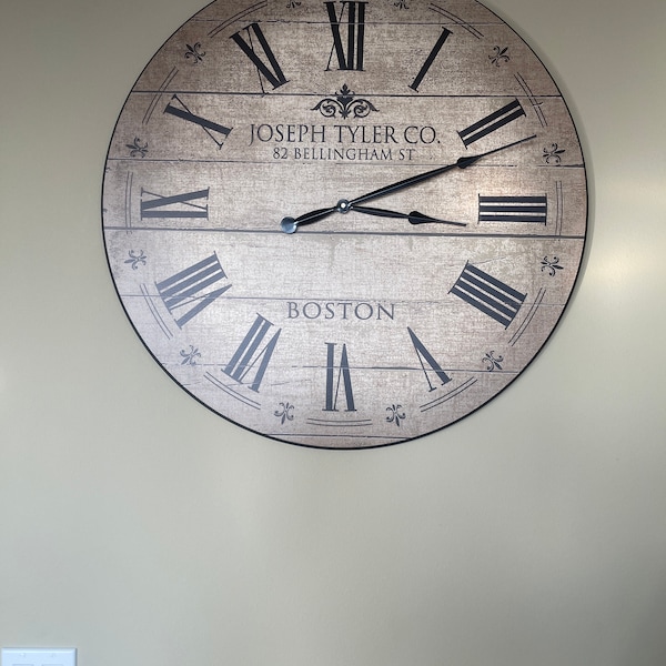 Barnwood Tan Wall Clock, 8 Sizes!!, EXTRA Quiet Mechanism, Lifetime ...