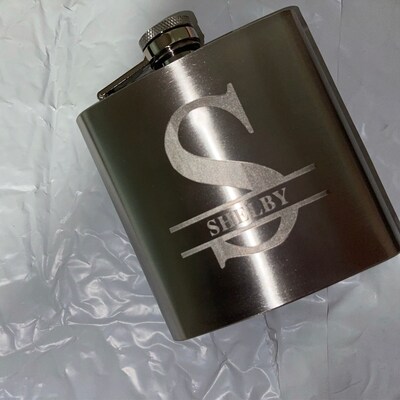 Engraved Flask Personalized Stainless Steel Flask for - Etsy