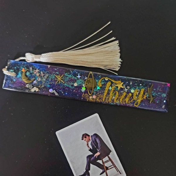 Galaxy Bookmarks | Outer Space Inspired Resin Bookmarks - Etsy