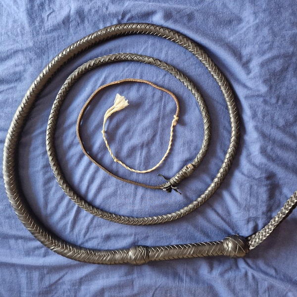 Cat of 9 Tails Genuine Thick Leather Flogger Red Roses & Petals Flowers ...