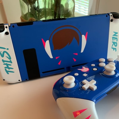 Custom Overwatch D.VA DVA Themed Nintendo Switch Pro Controller - Etsy