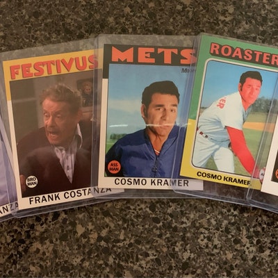 Kramer and Newman 1968 Retro Vintage Style Baseball Card NY - Etsy