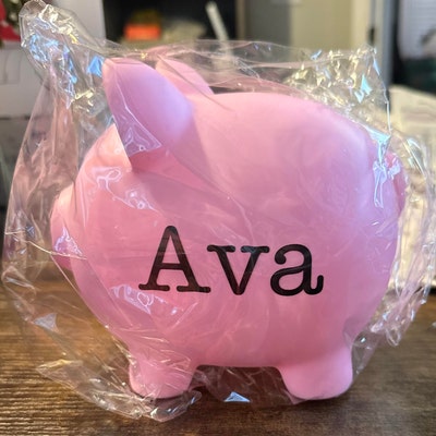 Personalized Piggy Bank With Name, Kids Coin Bank, Piggy Bank Gift ...