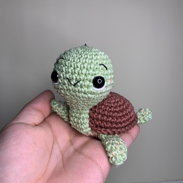 PATTERN: Shell the Baby Sea Turtle - Amigurumi Sea Turtle Pattern ...