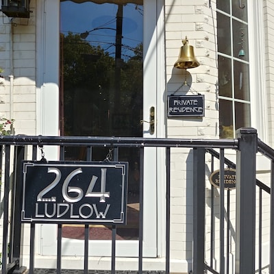 Arts and Crafts Address Sign Engraved Designer House Numbers. - Etsy