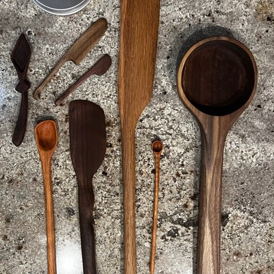 Micro Spoon Style 2 / Pinch Spoon / Tiny Handmade Spoon / Salt Cellar ...