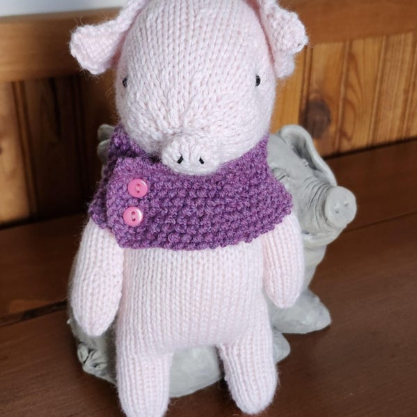 Teng Teng Little Panda. KNITTING Pattern. Panda the Bear With the Scarf ...