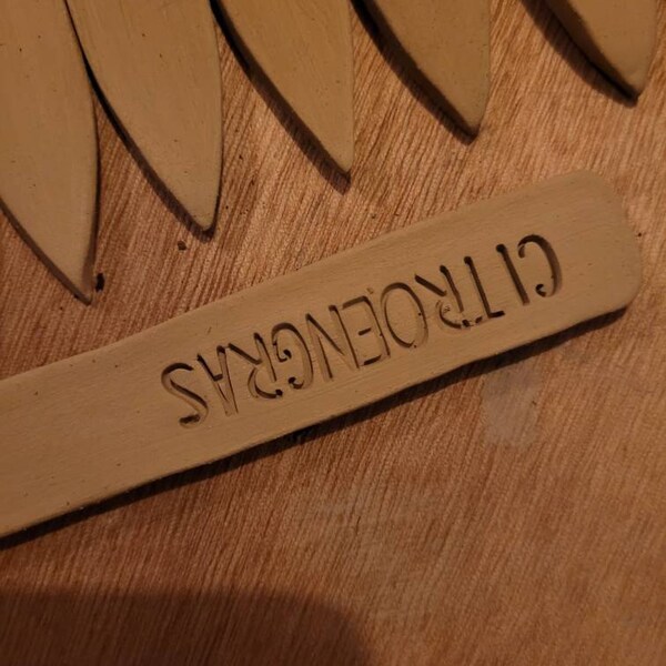 Alphabet Calligraphy Stamps • Clay Embossers • Mini Stamps Embossers ...