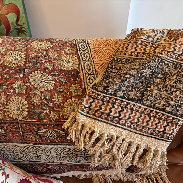 5x8 Ft. Indian Kilim Wool Jute Rug Rectangle Shape Rug Every Color ...