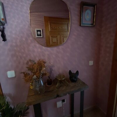 Gold Brass Round Mirror JANE - Etsy