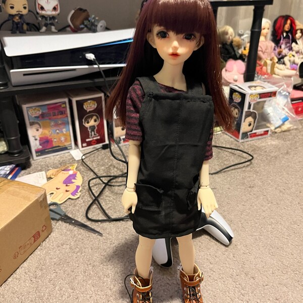BJD Minifee Clothes PDF Pattern, Slim MSD Jumpsuit Sewing Project. Fits ...