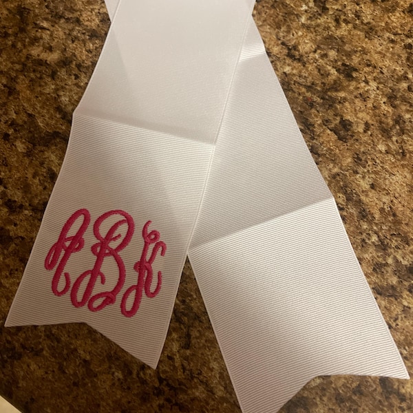 Wedding Flower Bouquet Ribbon Personalized for Bridal Party…custom ...