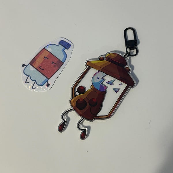 TADC / the Amazing Digital Circus Pomni Rainbow Keychain - Etsy