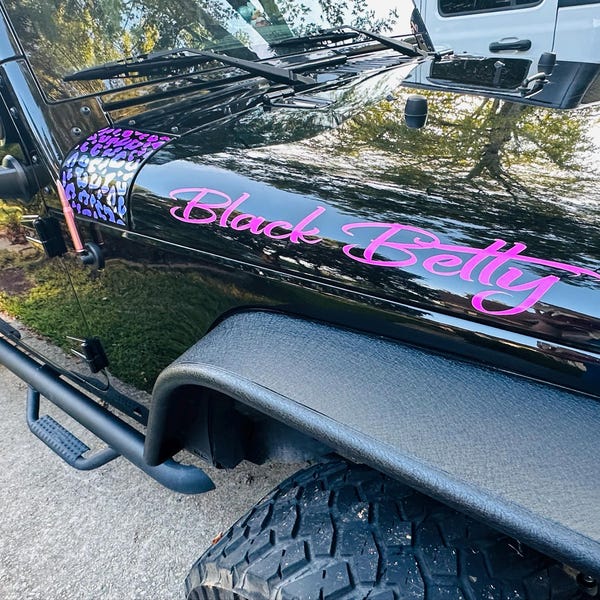 Leopard Print Cowl Decals Fits 2007-2024 Jeep Wrangler Gladiator Jk Jl ...