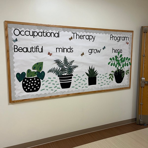 Plant Theme, Coffee Shop, Botanical Board, Pre-made, Succulent Board ...