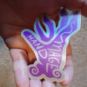 Mage Hand Hard Enamel Pin - Etsy