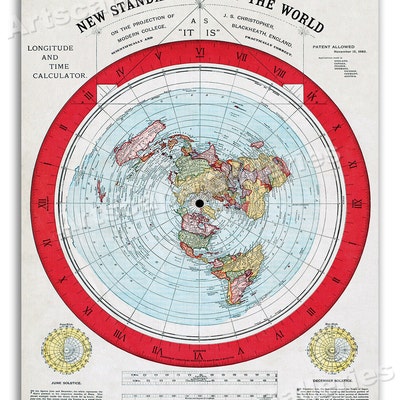 Flat Earth Bundle All Items in Category, Download All 27 HD Maps ...