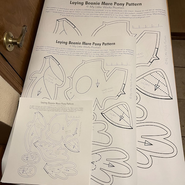 Flutterbat Mane + Tail Sewing Pattern - Etsy