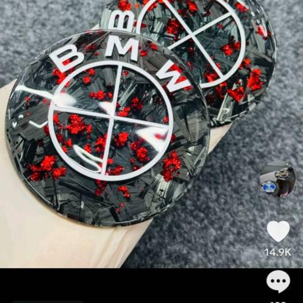 Carbon Fiber BMW Badge - Custom Car Emblem - Luxury Auto Accessory ...