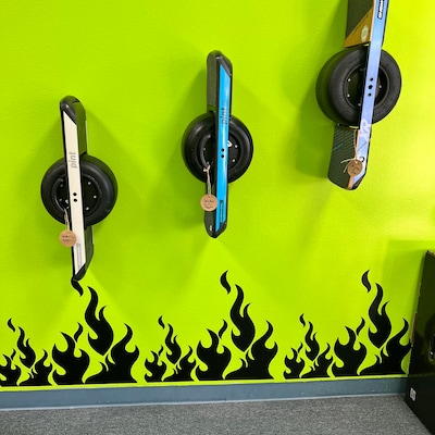 Fire Flame Wall Vinyl Decal Stickers Art Design Beautiful Burning ...