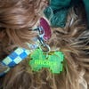Custom Fluorescent Bag Tag - Keychain, Backpack, School, Sports ...
