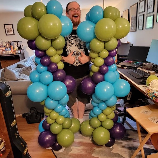 Bubble Balloon Column Tutorial and Plans | Digital Balloon Recipe - Etsy