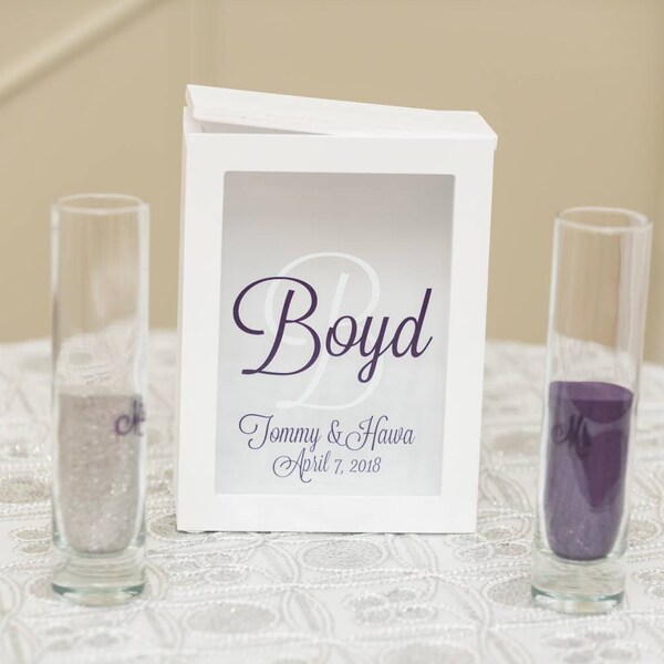 Wedding Sand Ceremony Set, Shadow Box for Unity Sand Ceremony, Unity ...