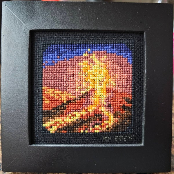 South Korea Travel Cross Stitch Pattern, Mini Cross Stitch Pattern ...