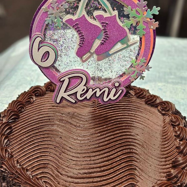 Bingo - Bingo Themed - Cake Topper Decoration - Glitter Layered ...