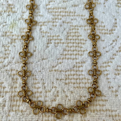 Little Corey Chain, Large Fancy Brass Chain, Station Chain, 22mm, 2FT ...