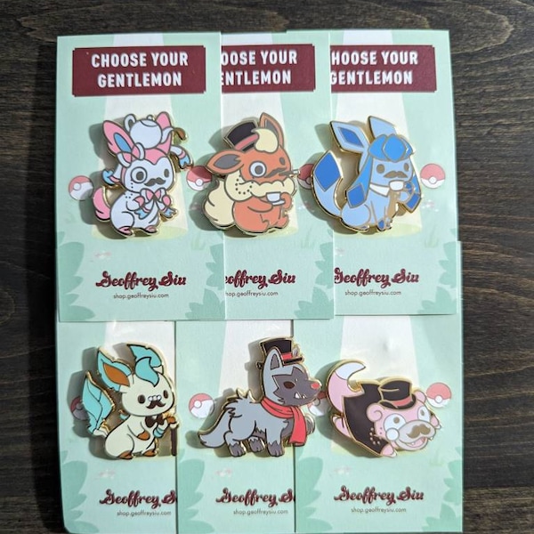 Teaveelution Gentlemon Hard Enamel Pins - Etsy