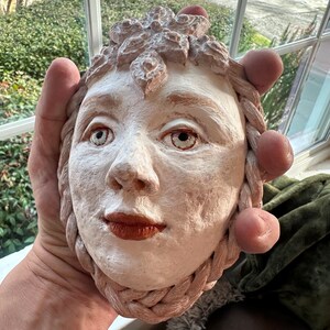 Moonlight Contemporary Wall Sculpture Art Mask Original Handmade ...