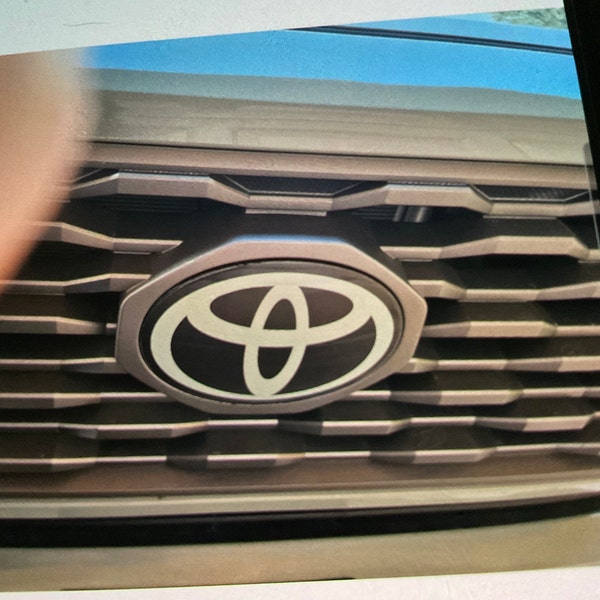 2018-2023 Toyota Tacoma Front Emblem Vinyl Overlay Decal Wrap - Etsy