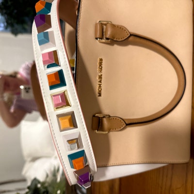 Elephant Gray Fine Grain Top Layer Leather Adjustabe Crossbody Bag ...