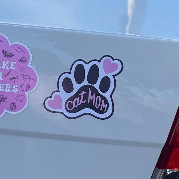 Cat Magnet, Car Magnet, Cat Fridge Magnet, Cat Decor, Cat Car Magnet ...