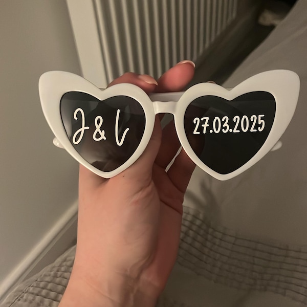 DIY STICKERS for Wedding SUNGLASSES| |wedding Personalised Sunglasses ...