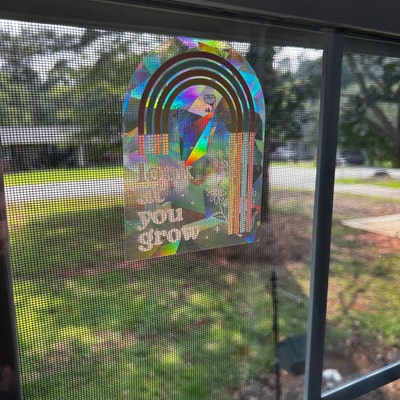 Sun Catcher Sticker for Window, Rainbow Prism Sticker, Rainbow Maker ...