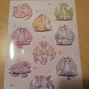 Cute RPG Class Animals Stickers And/ or Prints 6x6 or | Etsy UK